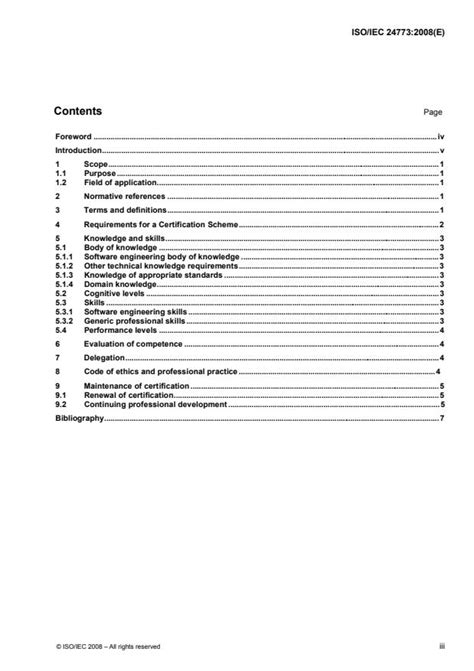 ISO IEC 24773 2008 Software Engineering Certification Of Software Engineering Professionals