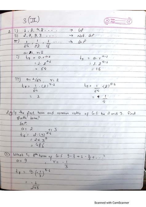 SOLUTION Sequence And Series Studypool