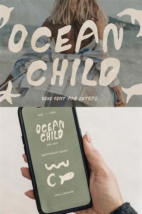 Bold Handmade Font Boho Icons Leasted Graphics Template Resources