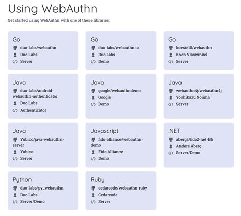 WebAuthn Server And Client Side Strong Auth Library For JavaScript