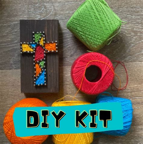 cross string art kit cross string art mosaic cross kit mosaic kit for