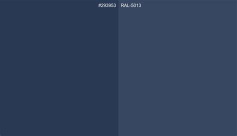 Hex 293953 To Ral Code Ral 5013 Conversion Chart Ral Classic