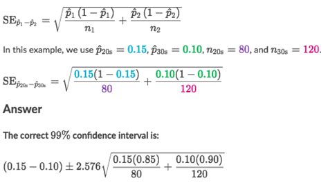 Confidence Interval For Difference By Solomon Xie Statistical Guess