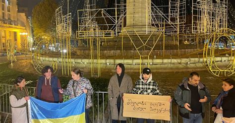 თბილისი მშვიდობის ქალაქი მოქალაქეებმა 30 ნოემბერს თავისუფლების მოედანზე აქცია ჩანიშნეს