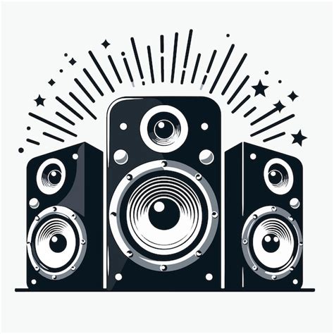 Speaker Logo Premium Ai Generated Vector