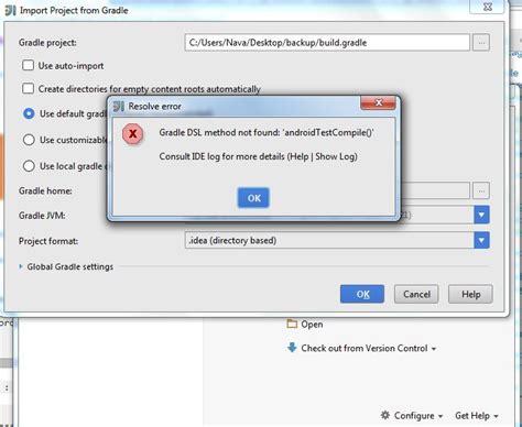 Android Gradle Dsl Method Not Found Androidtestcompile Stack