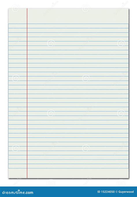 Lined Paper Red Margin Royalty Free Stock Image CartoonDealer Com