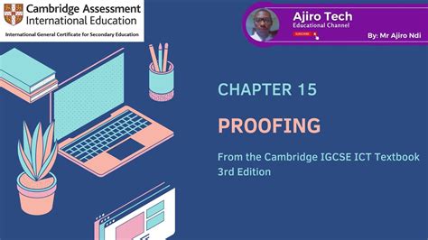Igcse Ict Proofing Chapter 15 Youtube
