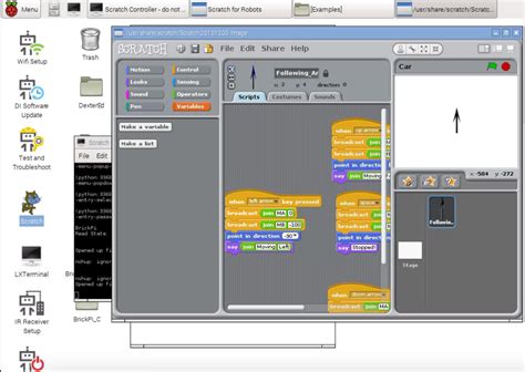 lego robots with scratch brickpi