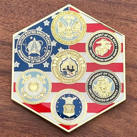 Military Challenge Coins Custom Us Armed Forces Coins