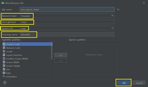 Android Drawable Xml