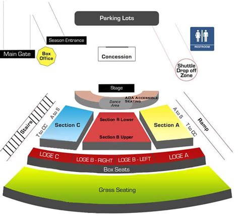 Seating Chart Starlight Bowl