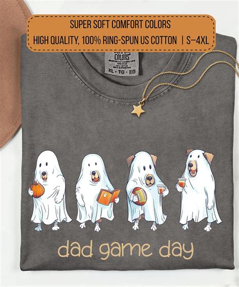 Halloween Football Shirt For Men Spooky Season Ugly Dad Game Day T