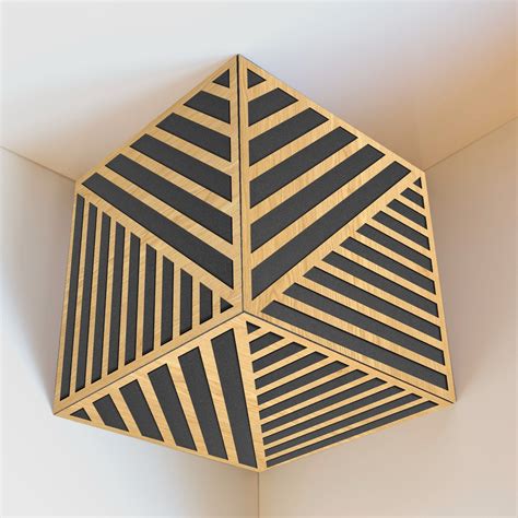 Cube Bass Traps Corner Sound Diffuser 3d Wall Panel Wood Wall Panel
