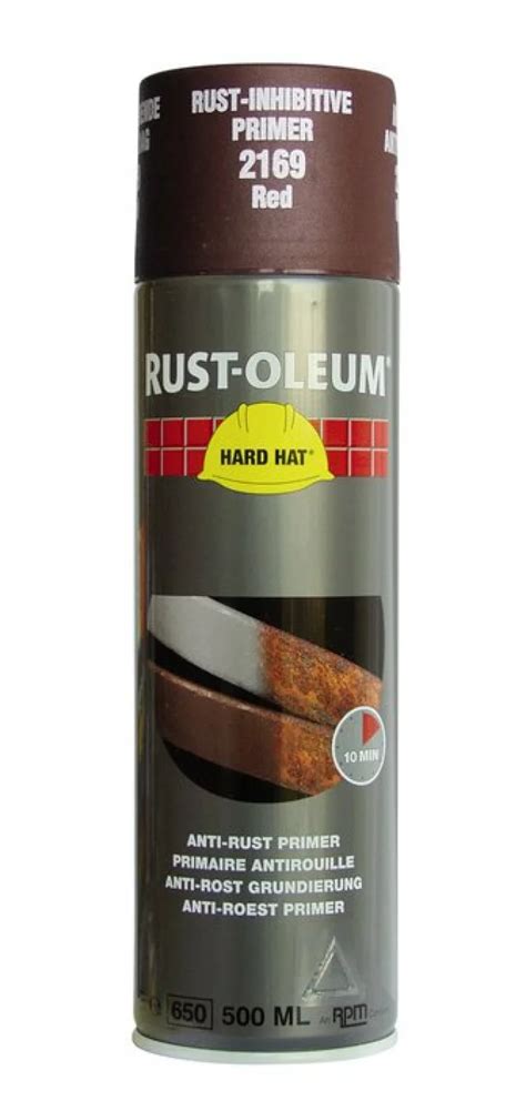 Rust Oleum Hard Hat Roestwerende Primer Spray Rood 0 5l Verfwebwinkel Be