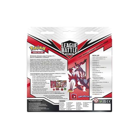 Tcg Pokémon Single Strike Urshifu Vmax League Battle Deck English