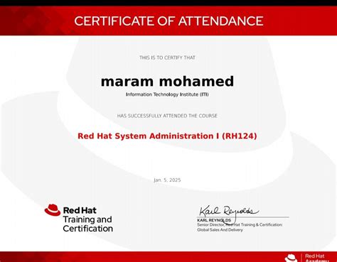 maram mohamed on linkedin linux redhat rhcsa sysadmin