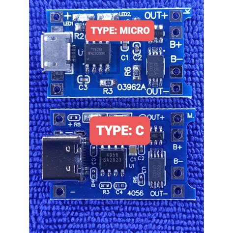 Jual Modul Charger Tp4056 5v 1a Micro Usb Shopee Indonesia