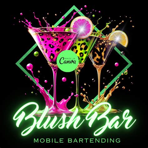 Bartender Logo Mobile Bartending Logo Diy Logo Business Logo Luxury