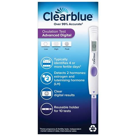 Buy Clearblue Advanced Digital Ovulation Kit Test Dual Hormone