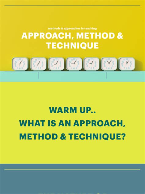 Approach Method And Technique Pdf Language Education Language Acquisition