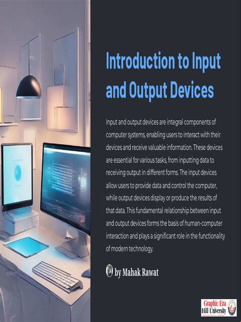 Input And Output Devices Sandeep 2 Pdf Virtual Reality Inputoutput