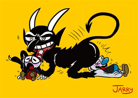 Rule 34 Ass Cuphead Cuphead Game Demon Devil Footwear Hairy Body