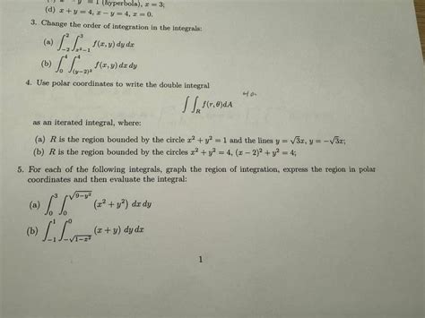 [calculus Iii] Double Integrals R Homeworkhelp