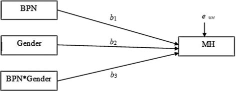 Statistical Model Of The Moderation Effect Notes Bpn Basic