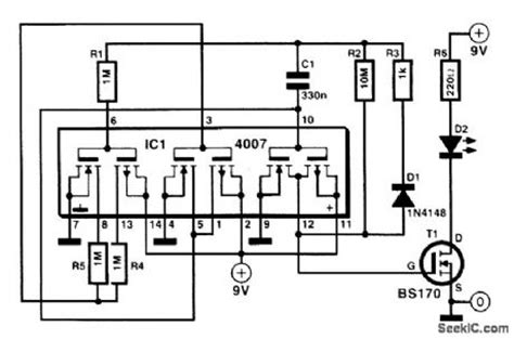 THRIFTY LED FLASHER LED And Light Circuit Circuit Diagram SeekIC Com