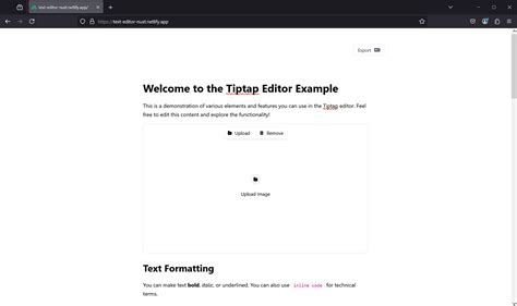 Pintura Tiptap Integration For A Perfect Text Editor App Blog