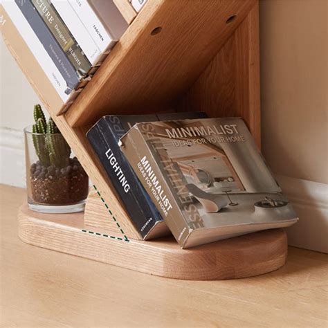 Vikten Natural Solid Oak Tree Shaped Bookcase Oak Furniture Store New