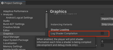 unity shader variants optimization and troubleshooting tips