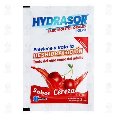 Hydrasor Electrolitos Orales Sabor Cereza 28 4 Gr De Hydrasor