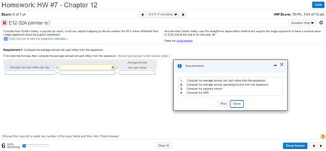 Solved Homework Hw 7 Chapter 12 Save Score 0 Of 1 Pt 8
