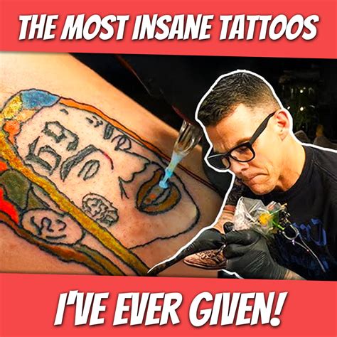 The Most Insane Tattoos Ive Ever Given Steve O Facebook