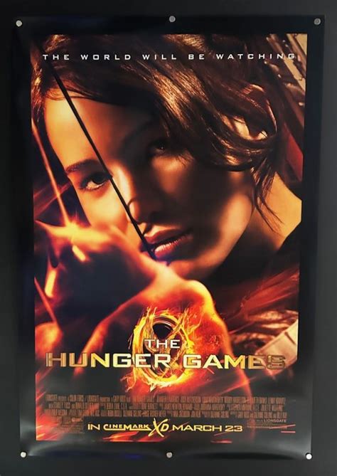 Hunger Games Movie Poster Official Movie Night The Hunger Games The