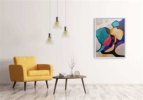 Original Abstract Art Attach Detach By Sophia Ambrose