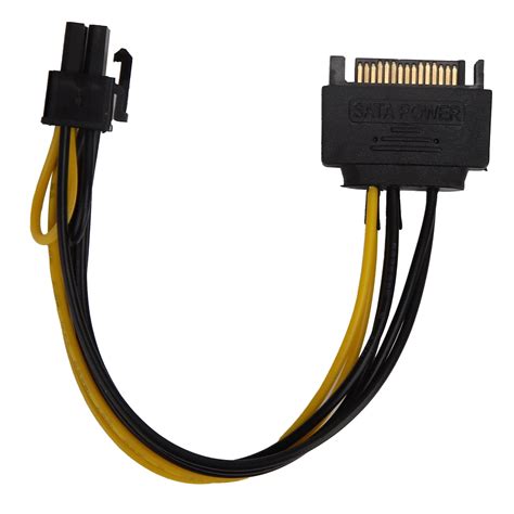 5pcs 8pin To 15pin Adapter Sata Connector Extension Cable Graphics Hard