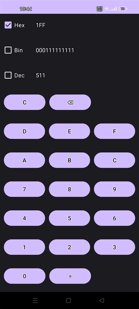 hexadecimal calculator apk for android download