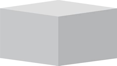 Grey Square Podium Cube Podium 10977237 Png