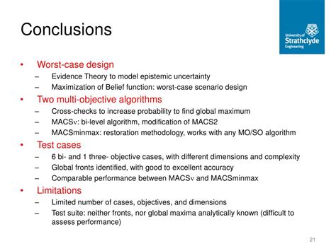 ppt analysis of two algorithms for multi objective min max