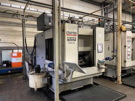 Cnc 4 Axis Double Spindle Turning Center Chiron Fz15 W Yom 2003 In France