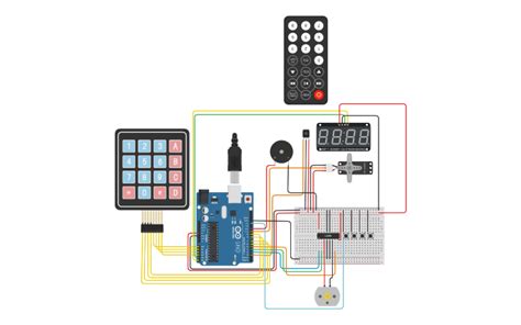 Circuit Design Servo Robot Circuit Tinkercad