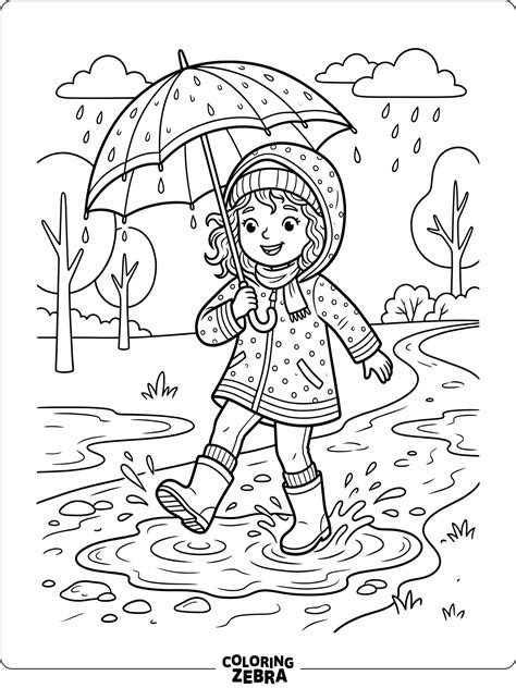 36 Free Rain Coloring Pages Printable Pdf Sheets