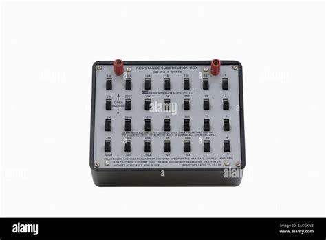 Variable Resistor Box Stock Photo Alamy