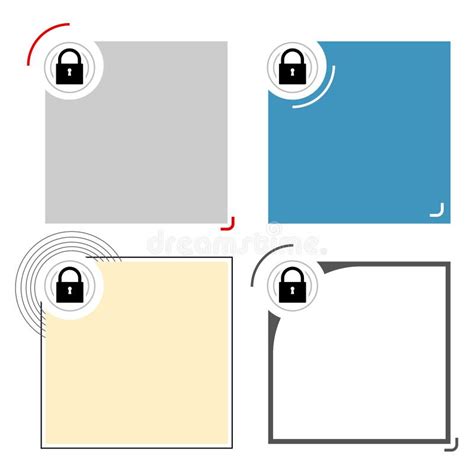 Text Frames Stock Vector Illustration Of Note Design