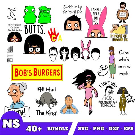 Bobs Burgers The Bobs Burgers Svg Bundle Bobs Burgers Png 16