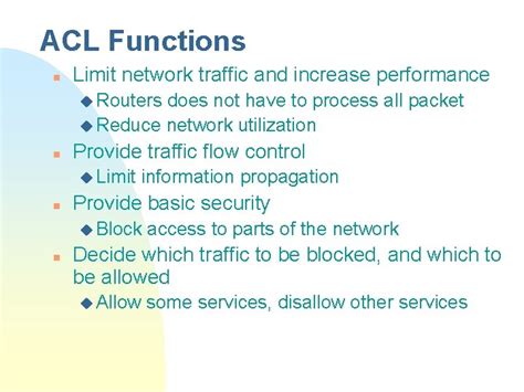 Ch Access Control Lists Laboratorium Telematika ITB