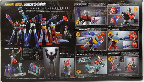 Mazinger Getter Robo Grendizer Bandai Soul Of Chogokin Gx Xx01 Secret Super Weapons Dynamic